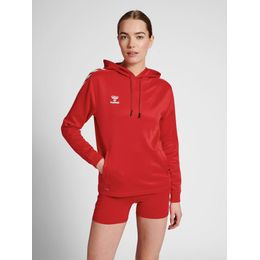 Hummel Verstellbare Taille Kapuzenpullover Hmlcore Damen in TRUE RED | Gr.: M