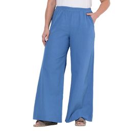 Ulla Popken Schlupfhose in denimblau | Gr.: 50-52
