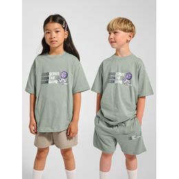 Hummel T-Shirt Hmljr Loose Kinder in ICEBERG GREEN | Gr.: 110/116
