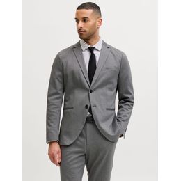 Jack & Jones Jack & Jones Einreihiger Blazer in Dark Grey Melange | Gr.: 48