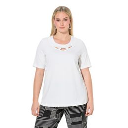 Ulla Popken Shirt in offwhite | Gr.: 62-64