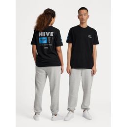 Hummel T-Shirt Hmlhive Erwachsene in BLACK | Gr.: S