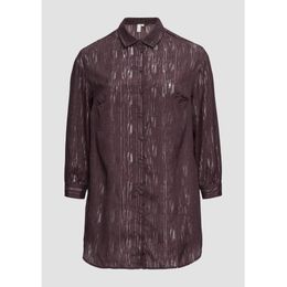 QS Bluse in 4988_aubergine | Gr.: 46