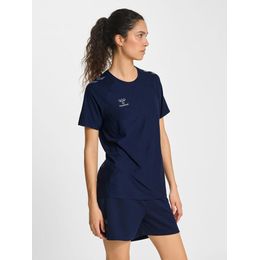 Hummel T-Shirt Hmlcima Damen in MARINE MELANGE | Gr.: XS