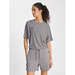 Hummel T-Shirt Hmlcima Damen in ALLOY MELANGE | Gr.: XXL