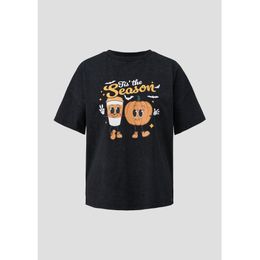 QS T-Shirt in 99D2_schwarz | Gr.: XL
