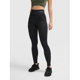Hummel Leggings Hmlclea Multisport Damen in BLACK MELANGE | Gr.: M