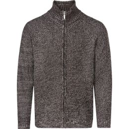 Catamaran Herren Strickjacke mit durchgehendem Rei&szlig;verschluss anthrazit-meliert, Gr&ouml;&szlig;e 52