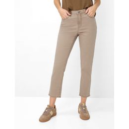 Brax Damen Five-Pocket-Hose Style MARY S MOCHA BROWN, denim dunkelbraun, Gr. 38