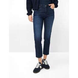 Brax Damen Five-Pocket-Hose Style MARY S USED DARK BLUE, denim dunkelblau, Gr. 46L