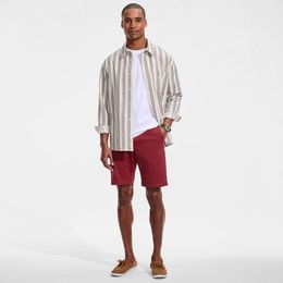 LANDS' END Slim Fit Chino-Shorts, Herren,  Braun, by Lands' End