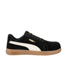 PUMA Safety Sicherheitsschuh S1PL Iconic Unisex 44 Schwarz-Wei&szlig;