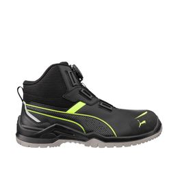 PUMA Safety KRYPTON DISC MID Sicherheitsschuh S3S ESD Schwarz / 36