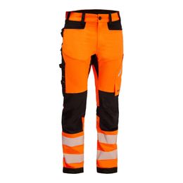 Bisley BRADFORD HI VIS Work Trousers Orange / 58