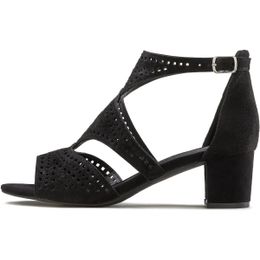 Lascana Damen Riemchensandalette, schwarz, Gr&ouml;&szlig;e 42
