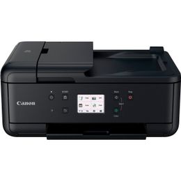 Canon Multifunktionsdrucker "PIXMA TR7650", schwarz, B:43,8cm H:19cm T:35cm, Drucker, 4in1 Tintenstrahl-Multifunktionsger&auml;t mit 5 separaten Tintenpatronen, Multifunktionsdrucker