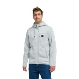 Sweatshirt Quiksilver "Keller Outdoor", Herren, Gr. XXL, light grau heather, Obermaterial: 100% Microfaser;, Sweatshirts Sweatshirt
