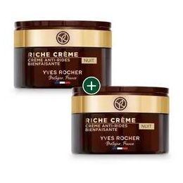 Yves Rocher - 1+1 Nachtcreme Antifalten Riche Creme