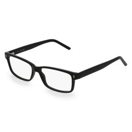 Fielmann LD 007 FLEX CL Brille Herren | Fassung: Vollrand, Quadratisch, Schwarz
