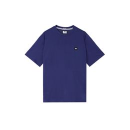 T-Shirt Weekend Offender "BROOKLANDS BADGE TEE. Herren", Damen, Gr. L, schwarz sapphire, Jersey, 100% Baumwolle, normal normal, Rundhals, Shirts T-Shirt, T-Shirt Herren, leichtes Kurzarmshirt, Sporttrikot, Outdoor, Sale