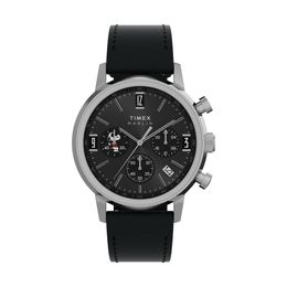 Timex Analog Watch 'Timex x Peanuts Marlin Joe Cool' male size One size Silver grey / Black