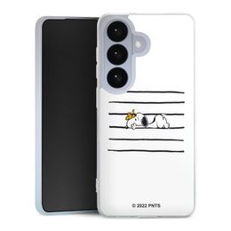 DeinDesign Galaxy S26 Handy Slim Case Silikon Handyh&uuml;lle transparent H&uuml;lle extra d&uuml;nn Snoopy Dog Peanuts Silikon Slim Case