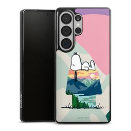 DeinDesign Galaxy S25 Ultra Handy Slim Case extra d&uuml;nn Silikon Handyh&uuml;lle schwarz H&uuml;lle Official Licensed Product Peanuts Snoopy Silikon Slim Case