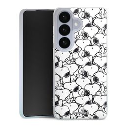 DeinDesign Galaxy S26 Handy Slim Case Silikon Handyh&uuml;lle transparent H&uuml;lle extra d&uuml;nn Peanuts Snoopy Muster Silikon Slim Case