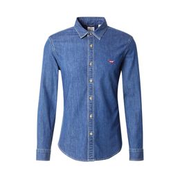 Levi's LEVI'S Button Up Shirt 'Battery Housemark Slim Fit Shirt' male size M Blue denim / Red