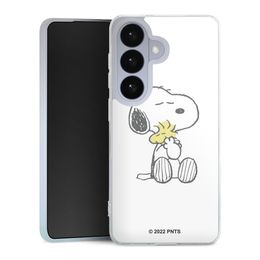 DeinDesign Galaxy S26 Handy Slim Case Silikon Handyh&uuml;lle transparent H&uuml;lle extra d&uuml;nn Snoopy Love Peanuts Silikon Slim Case