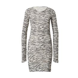 Patrizia Pepe Kleid Damen Gr&ouml;&szlig;e 40 creme / schwarz Sommerkleid
