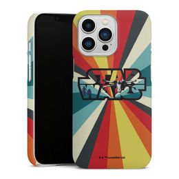 DeinDesign iPhone 13 Pro Handy Premium Case Smartphone Handyh&uuml;lle Schutzh&uuml;lle matt Retro Merchandise Star Wars Premium Case
