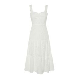 Trendyol Kleid Damen Gr&ouml;&szlig;e 42 wei&szlig; Sommerkleid