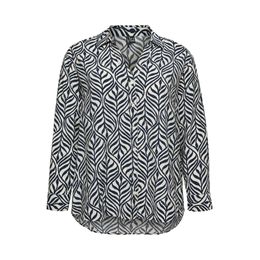 Vero Moda Curve Blouse 'VMCJosie' female size 4XL Beige / marine blue