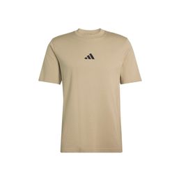 adidas Sportswear Performance Shirt 'Essentials' male size M Khaki / Black
