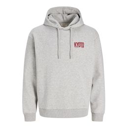 Jack & Jones JACK & JONES Sweatshirt male size XL Blue / Light grey / Red / Black