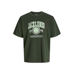 Jack & Jones Plus Jack & Jones Plus T-Shirt 'JJMako' Herren Gr&ouml;&szlig;e XXL pastellgr&uuml;n / dunkelgr&uuml;n / wei&szlig;