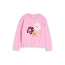 Tom Tailor Sweatshirt M&auml;dchen Gr&ouml;&szlig;e 104/110 lila / orange / pink / wei&szlig;