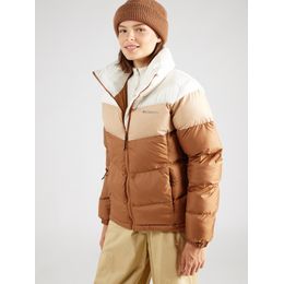 Columbia Outdoorjacke 'Puffect II' Damen Gr&ouml;&szlig;e XS karamell / hellbraun / wei&szlig;