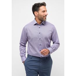 Eterna Herren Langarmhemd "MODERN FIT", rot, Gr. 48, Twill, 100% Baumwolle, Hemden, NON IRON (b&uuml;gelfrei)