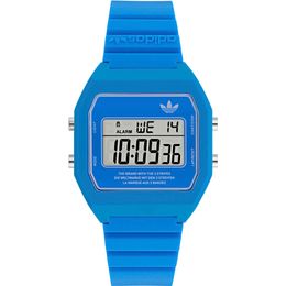 Damen Digitaluhr "DIGITAL TWO", blau, adidas originals, Armbanduhren, Armbanduhr, Quarzuhr, Damenuhr, Herrenuhr