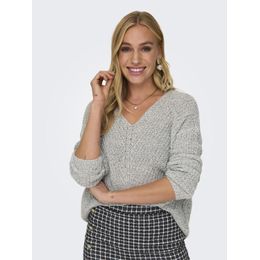 Jacqueline de Yong JDY Damen Strickpullover "JDYNEW MEGAN L/S PULLOVER KNT NOOS", wei&szlig;, Gr. XS, unifarben, Strick, Obermaterial: 88% Polyacryl, 12% Polyester, Pullover