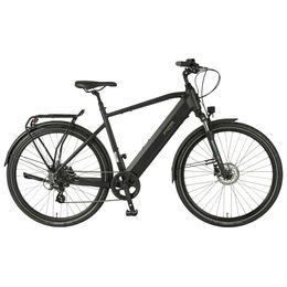 Prophete E-Bike "Entdecker 2.0", 54cm, 28 Zoll (71,12cm)schwarz, schwarz, Elektrofahrr&auml;der