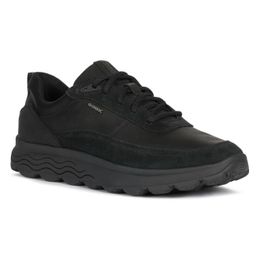 Geox Herren Sneaker "U SPHERICA", Gr. 39, schwarz, Leder, Textil, Veloursleder, Schuhe, mit Tritt d&auml;mpfender Sohle