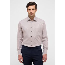 Eterna Herren Langarmhemd "MODERN FIT", beige, Gr. 42, 100% Baumwolle, Hemden, NON IRON (b&uuml;gelfrei)