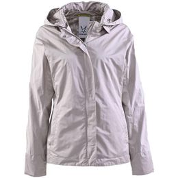 Fuchs & Schmitt FUCHS SCHMITT Damen Outdoorjacke, grau, Gr. 44, clean, unifarben, Web, Obermaterial: 70% Polyester, 30% Polyamid, Jacken, mit abnehmbarer Kapuze