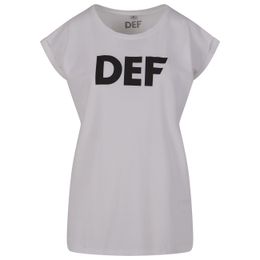 DEF Damen Kurzarmshirt "DEF Damen DEF Her Secret T-Shirt"wei&szlig;, Gr. M, bedruckt, 100% Baumwolle, Shirts