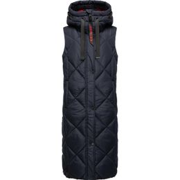 Navahoo Damen Steppweste "Schnuckel", blau, Gr. S, Oberstoff: 100% Polyester. Futter: 100% Polyester. Wattierung: 100% Polyester, Westen, warme Damen