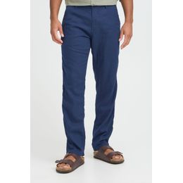 Leinenhose Blend "BHLikan", Herren, Gr. 33, L&auml;nge 32, marineblaus, 55% Leinen, 45% Viskose, unifarben, normal normal, Hosen, Stylische Chinohose aus Leinen-Viskose-Mix