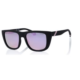 Superdry Damen Sonnenbrille "Modell 996075"schwarz, matt, Sonnenbrillen, Form Feminin, Logoschriftzug auf B&uuml;gel, Kunststofffassung